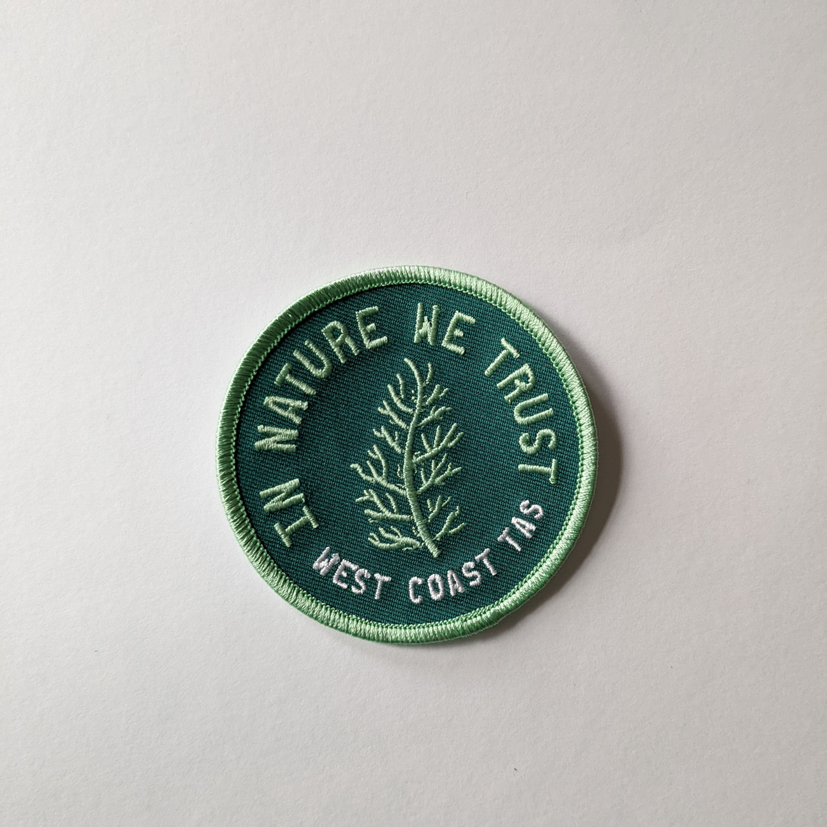 In Nature We Trust Patch – West Coast Tas