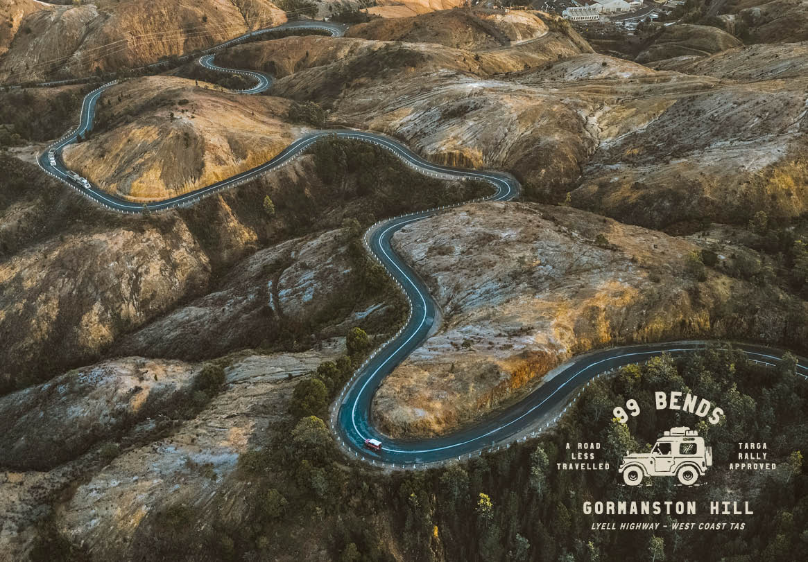 99 Bends - Magnet or Postcard – West Coast Tas