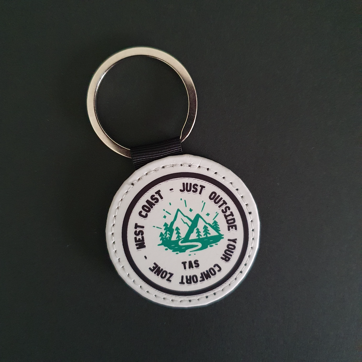 Just Outside Your Comfort Zone - Key Tag – West Coast Tas
